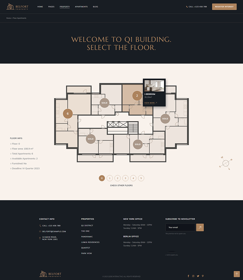 Landing - Property Management